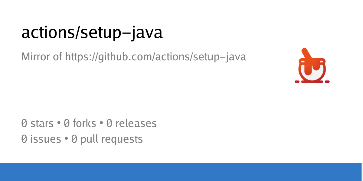 actions/setup-java: Mirror of https://github.com/actions/setup-java - Gitpot
